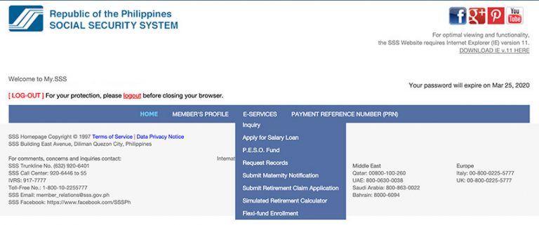 How To Get Your SSS Static Information? : sssonlineinquiry.nbiclearance.org