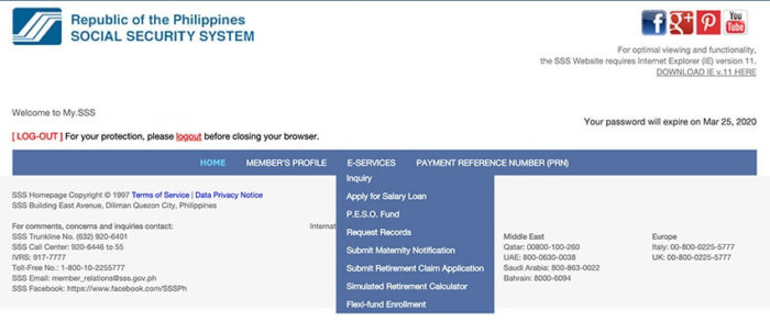 How To Get Your Sss Static Information Sss Online Inquiry