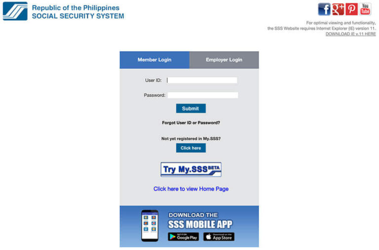 How To Get Your SSS Static Information? : SSS Online Inquiry